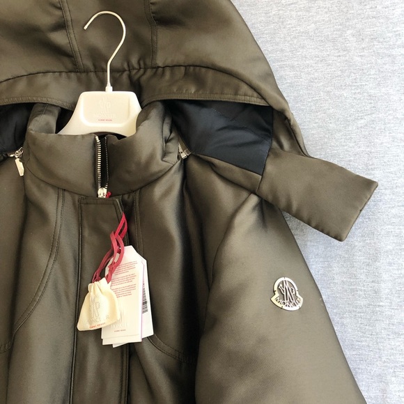 Moncler | Jackets & Coats | Authentic Moncler Silkblend Coat With Tags ...